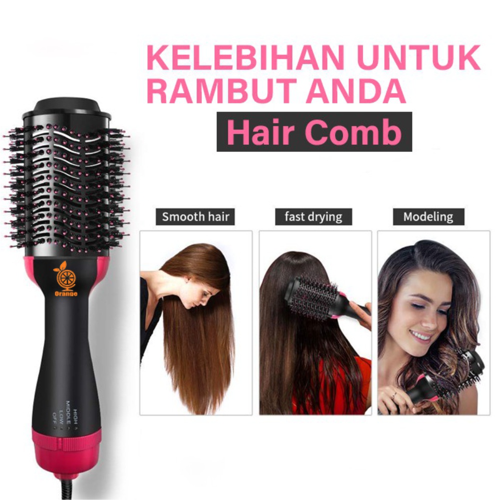 Jual hairdryer and styler (sisir pengering, pelurus & curly rambut ...