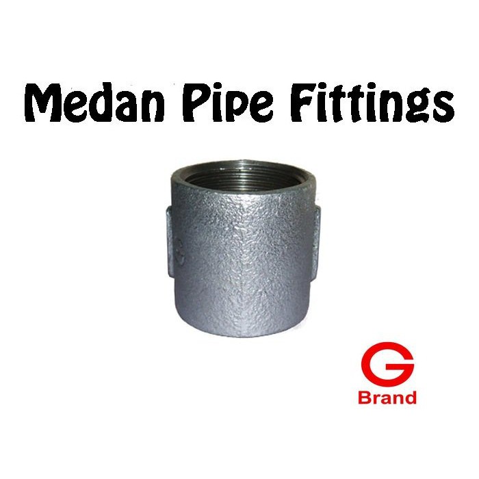 Jual Socket Galvanis Besi 3/4" drat dalam BSPT (G) Sock Sok Soket Inch ...