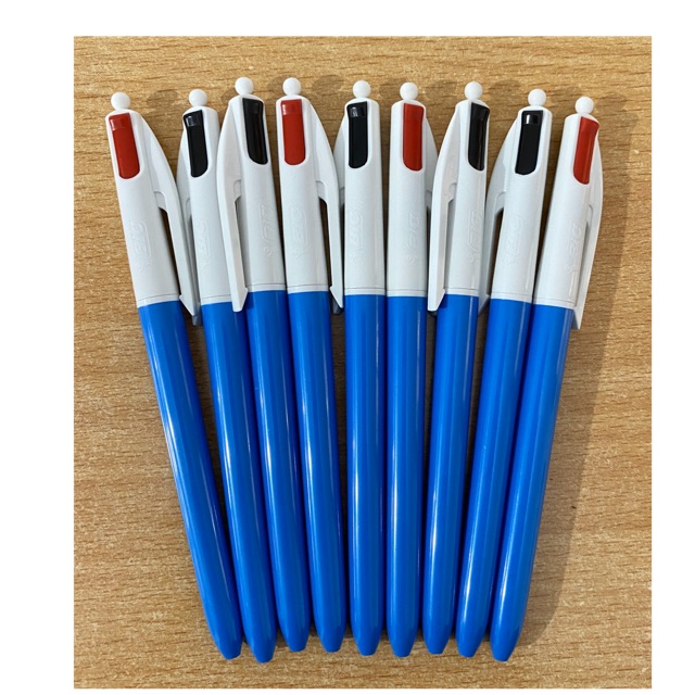 Jual BIC 2 Color Pen (Black/Red) (Blue/Red) | Shopee Indonesia