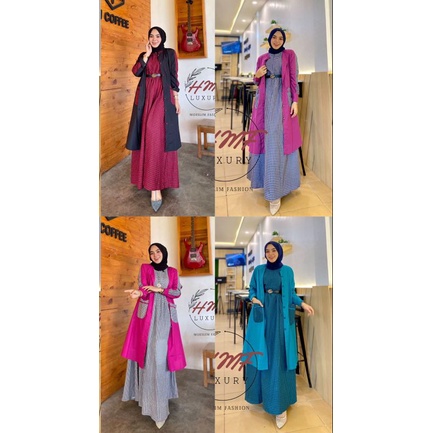 Jual AZHA DRESS SET AUTER | Shopee Indonesia