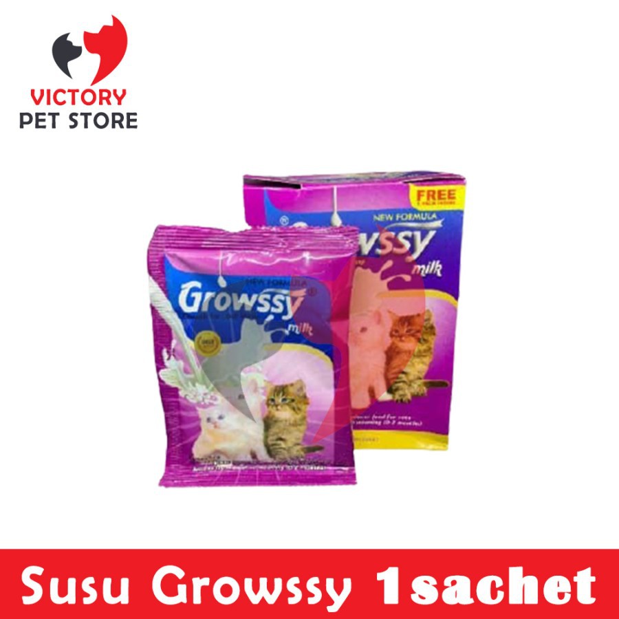 Jual Susu Kucing GROWSY 1 BOX / Susu kucing GROWSSY | Shopee Indonesia