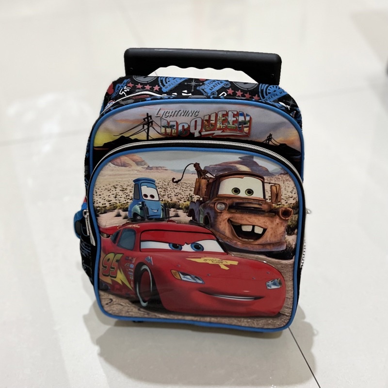 Jual Tas trolley CARS Lightning Mcqueen | Shopee Indonesia