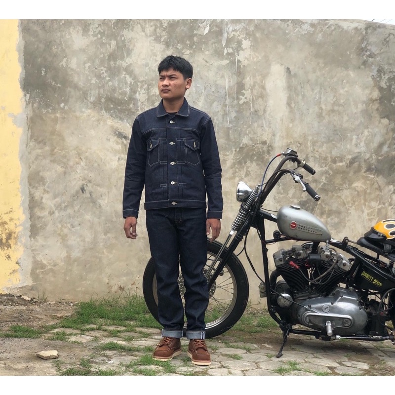 Jual Simissty denim. Acent line selvedge. celana denim | Shopee Indonesia
