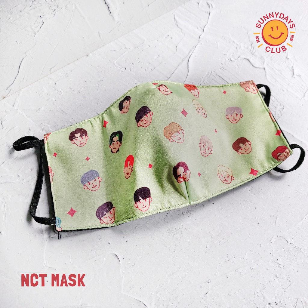 Jual NCT Mask 3ply - Masker Kain KPop NCT | Shopee Indonesia