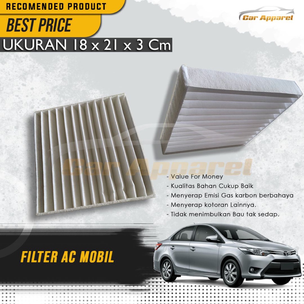 Jual Filter AC Kabin MOBIL TOYOTA VIOS GEN2 Ekonomis / SARINGAN AC ...