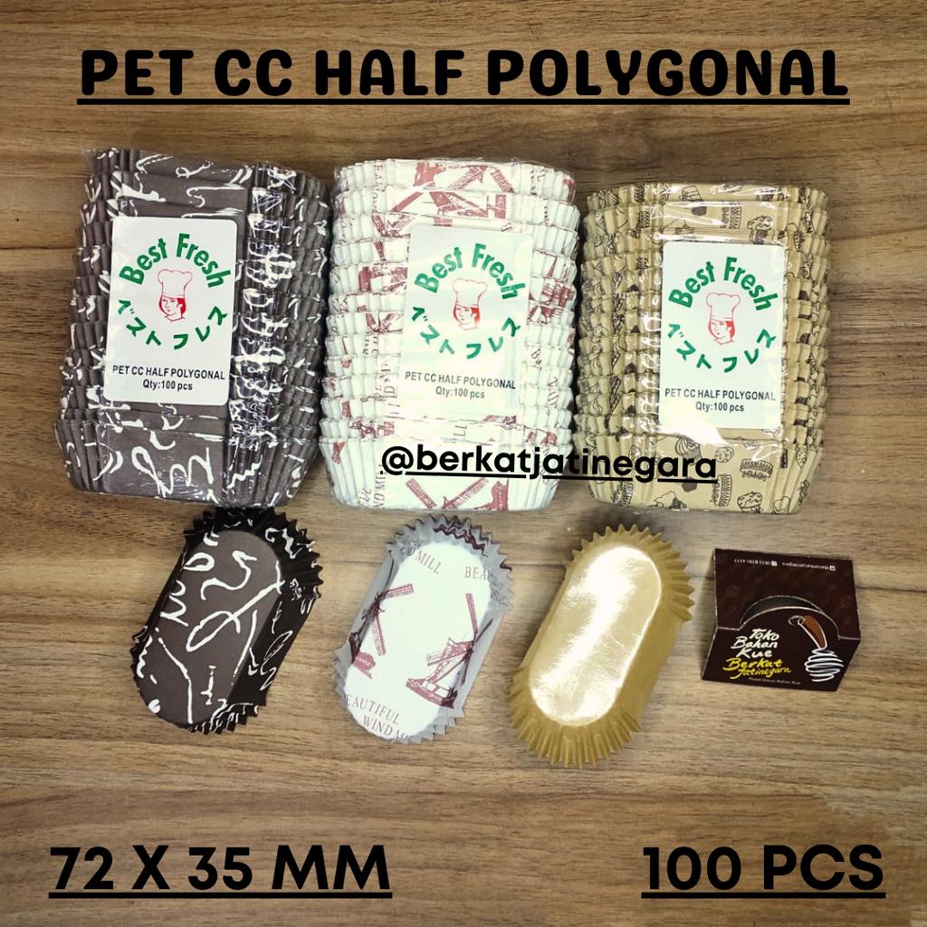 Jual PAPER CUP CASES HALF POLYGONAL/ PET CC OVAL KECIL / ROLL | Shopee ...