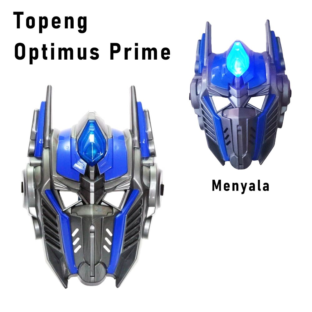 Jual Topeng Transformer Optimus Prime Menyala Transformers Kostum Kado ...