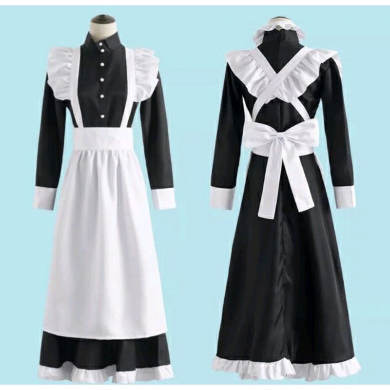 Jual COSTUME - KOSTUM MAID / COSPLAY MAID | Shopee Indonesia