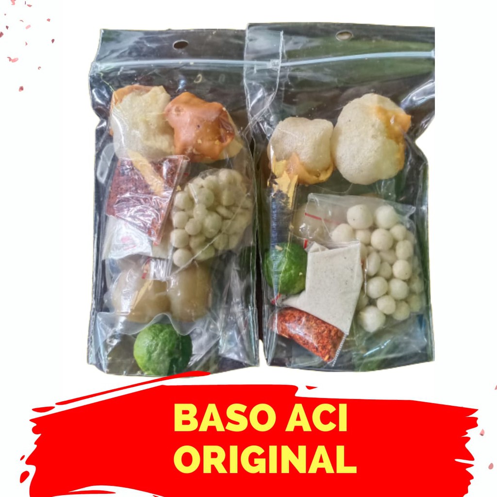 Jual Baso Aci BOCI Mini HOMEMADE 1 kg Bisa 11 Pcs | Shopee Indonesia