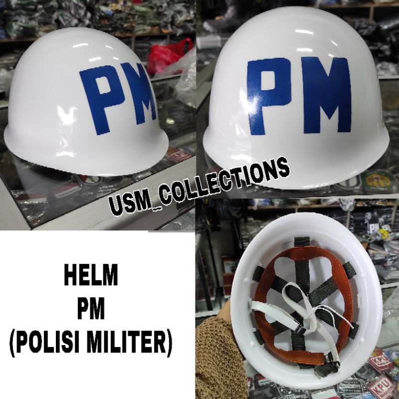 Jual helm PM polisi militer / helm TNI | Shopee Indonesia