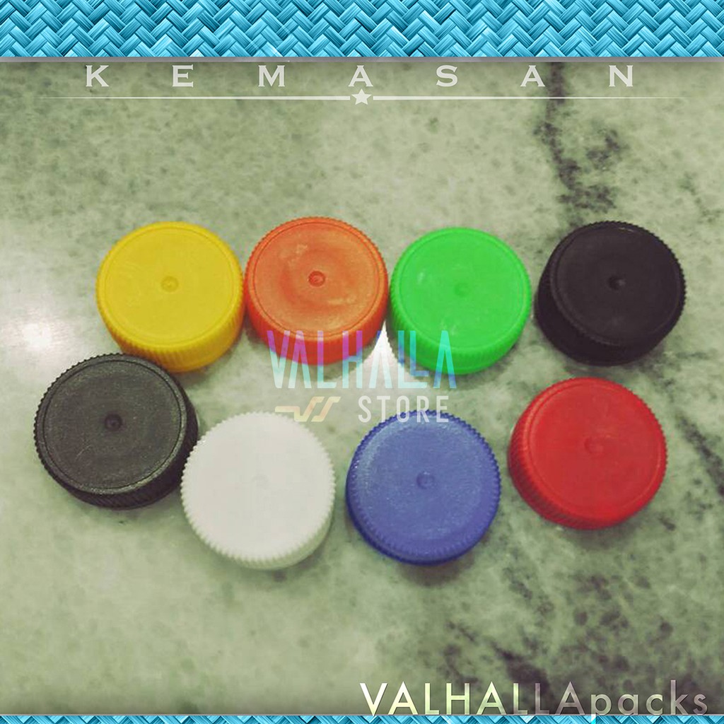 Jual Tutup Botol Minuman Plastik PET Diameter 3 Cm Long Short Neck LN ...