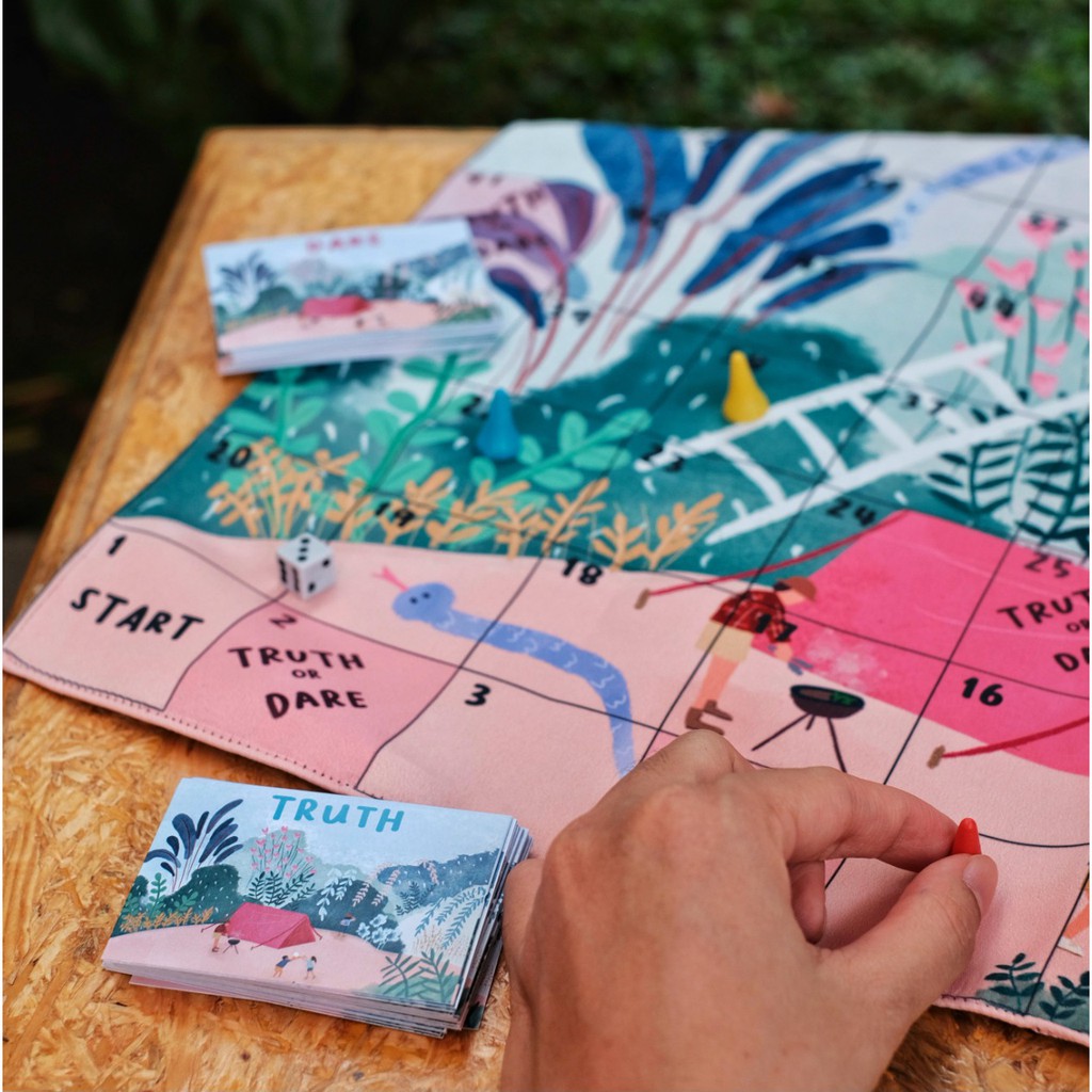 Jual Ular Tangga/Snakes and Ladders x Truth or Dare Board Game Edugame ...