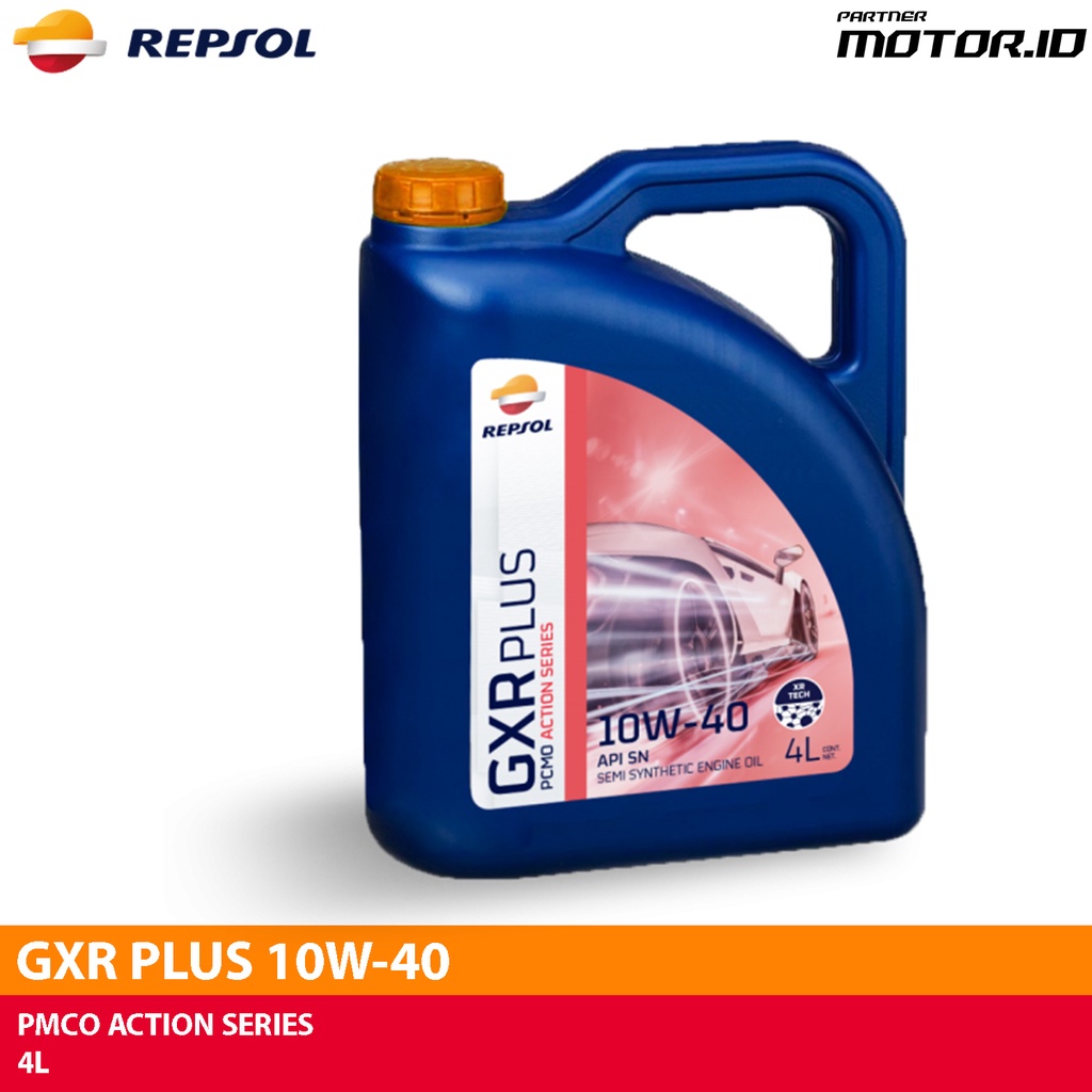 Jual OLI MOBIL REPSOL GXR PLUS 10W-40 4 LITER SEMI SYNTHETIC | Shopee ...