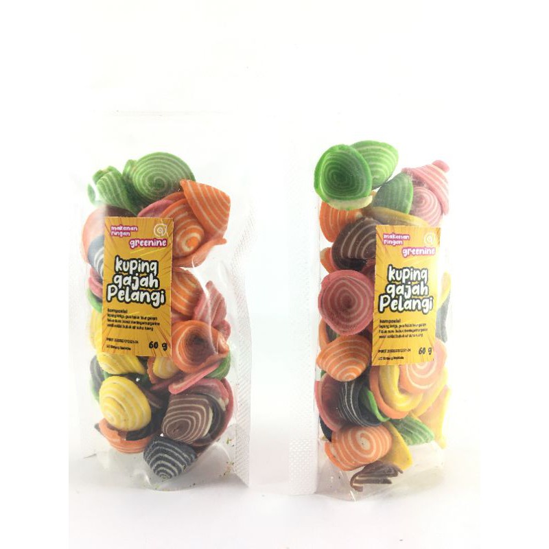 Jual Camilan Snack Camilan Makanan Ringan Kuping Gajah Warna Warni Enak ...