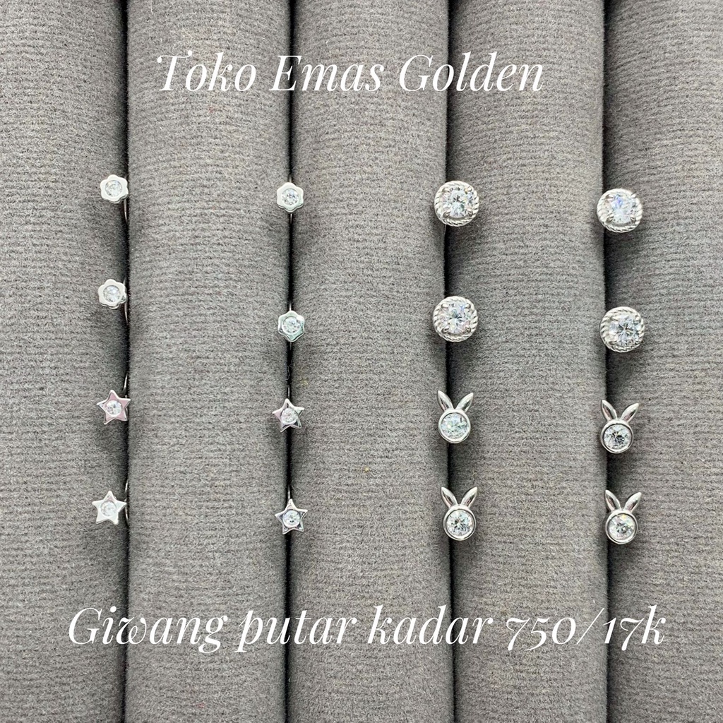 Jual Anting Toge 750/17k Anak bayi & Dewasa / Giwang putar /Anting jepit / Anting anak perempuan ...