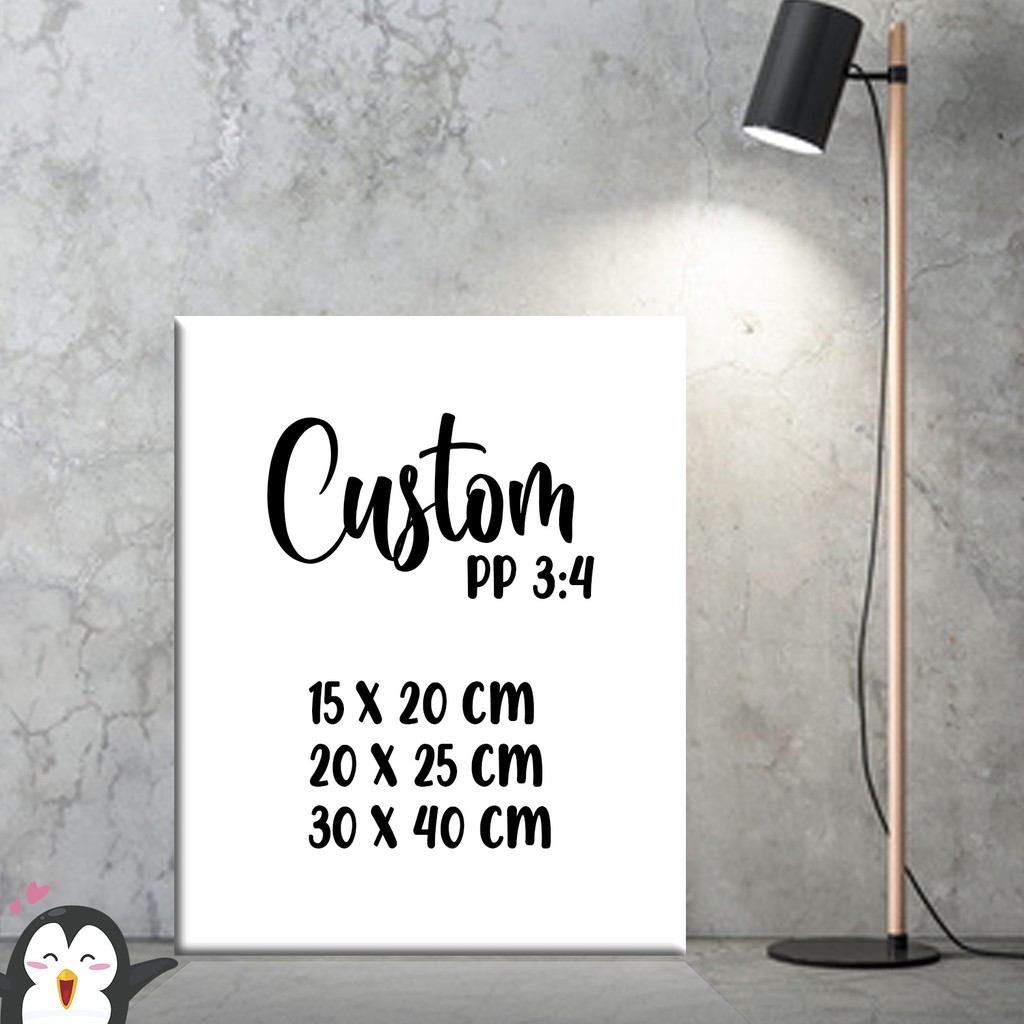 Jual [DECOR] 15 x 20cm pajangan custom gambar hiasan dinding rumah ...