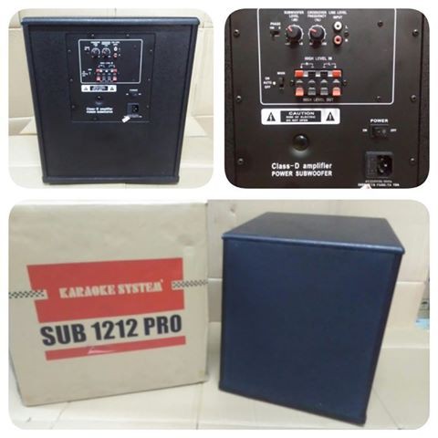 Jual Subwoofer Aktif SUB 1212 PRO - 12 inch Sub-1212PRO / Sub-1212 PRO ...