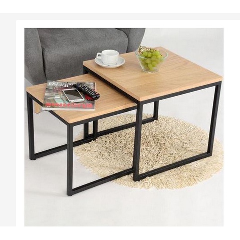 Jual Meja minimalis ruang tamu bahan Multiplex lapis HPL | Shopee Indonesia