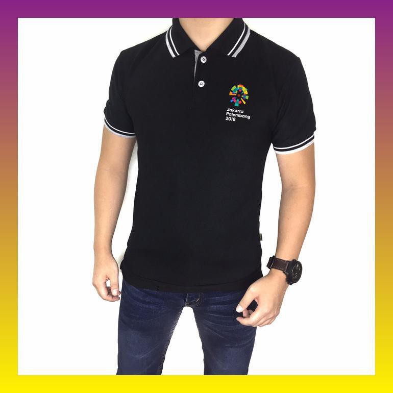 Jual KAOS POLO SHIRT ASIAN GAMES | Shopee Indonesia