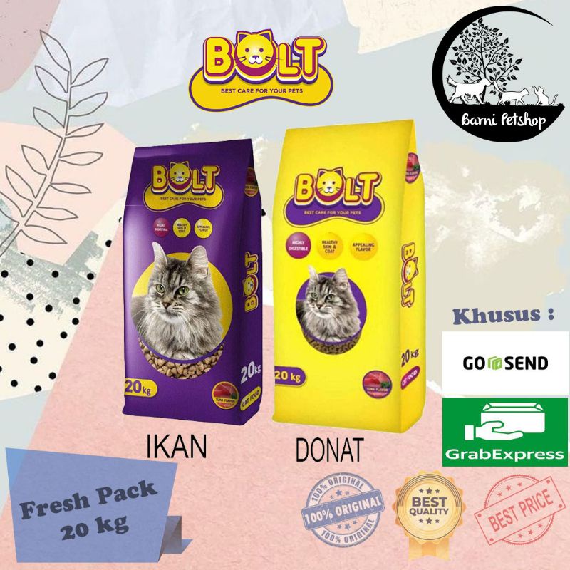 Jual Bolt Cat food - 20 kg | Shopee Indonesia