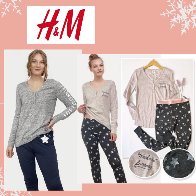 Jual HM HnM Pajamas Holiday Christmas Edition | Limited Edition ...