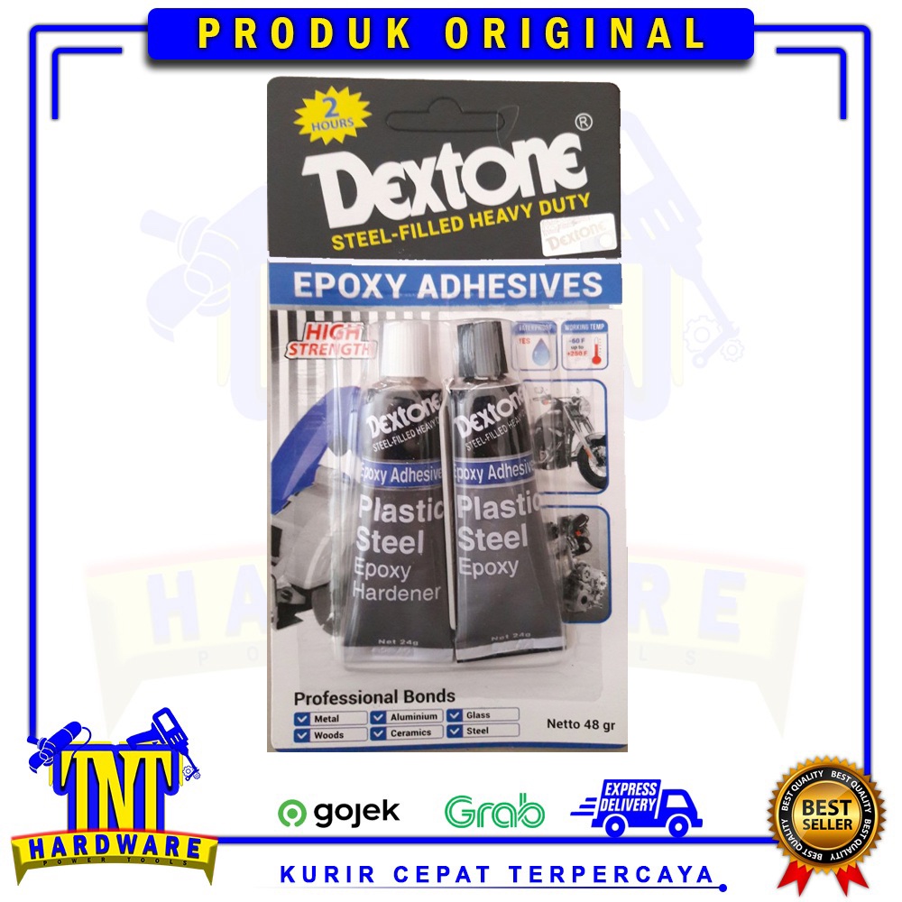 Jual LEM DEXTONE Besi 48gr/ Lem Plastic Steel Epoxy Dextone (BIRU ...