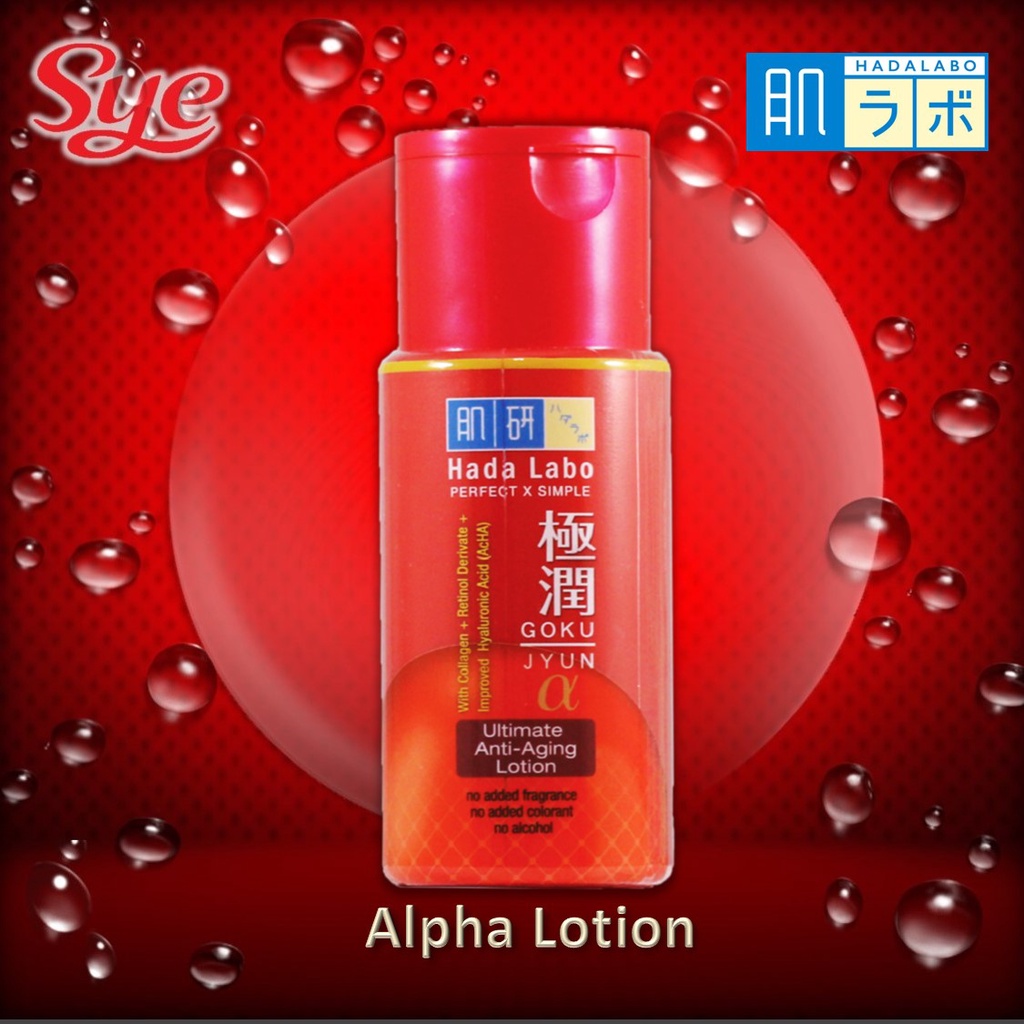 Jual Hada Labo Gokujyun Alpha Ultimate Anti Aging Lotion 100ml ...