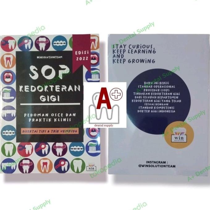 Jual buku winsolutionteam SOP KEDOKTERAN GIGI Pedoman OSCE /buku osce ...
