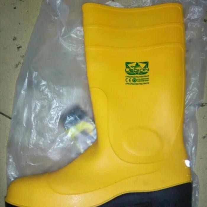 Jual Sepatu Safety Pvc Boot LEGION - Sepatu Proyek Bahan Karet Warna ...