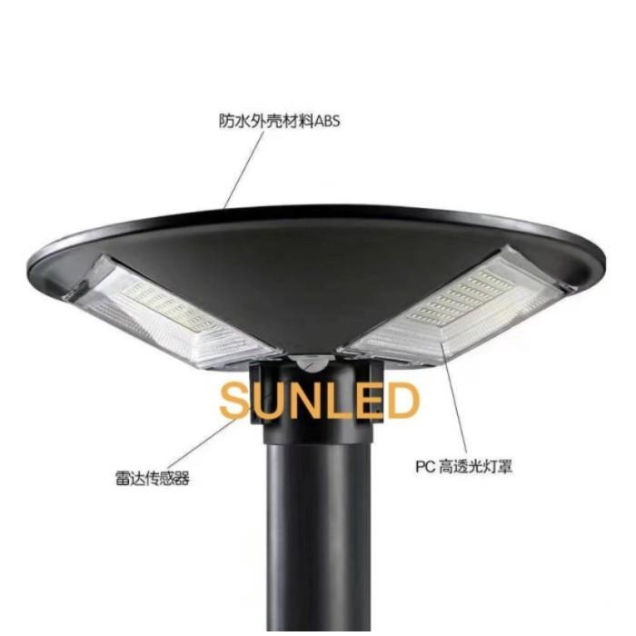 Jual lampu jalan led solar cell 500W solar street light ufo IP66 SUNLED ...