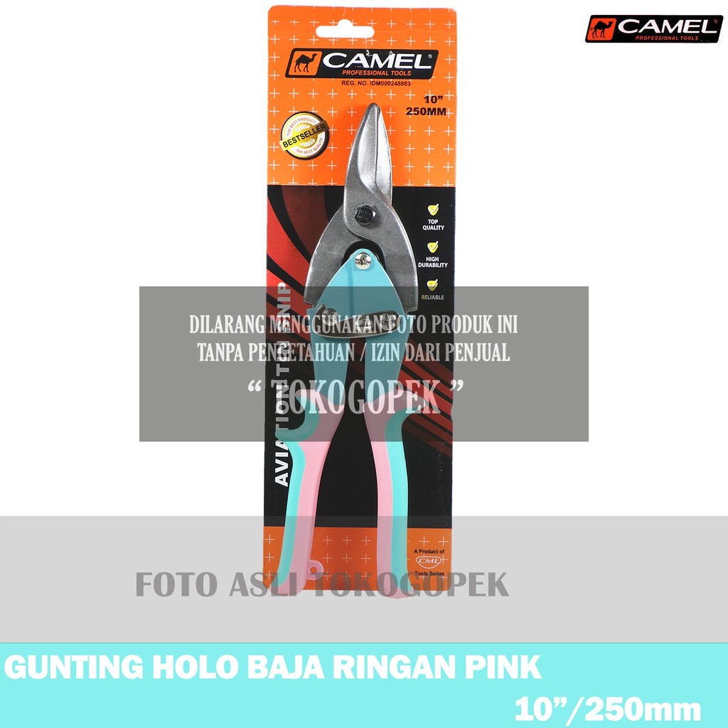 Jual CAMEL GUNTING BAJA RINGAN SENG 10" - GUNTING HOLO - GUNTING LOKET ...