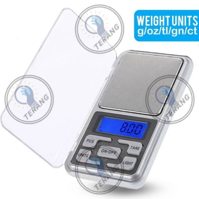 Jual Timbangan Mini Digital (Emas/Perhiasan/Pocket Scale)Timbangan Emas ...
