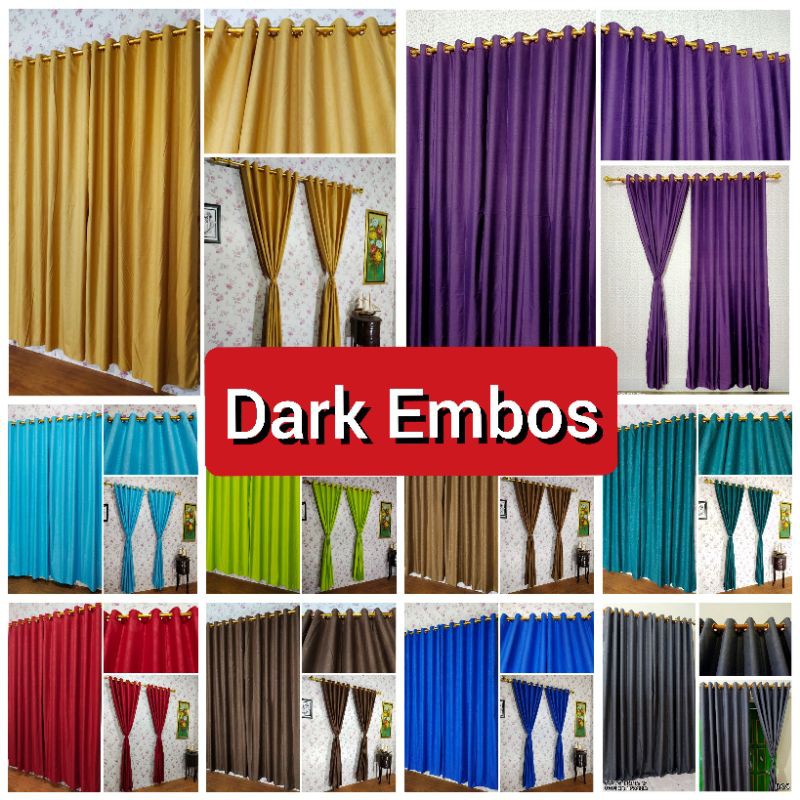 Jual GORDEN SMOKRING 12 DARK EMBOS POLOS MERAH PUTIH ABU ABU COKLAT ...