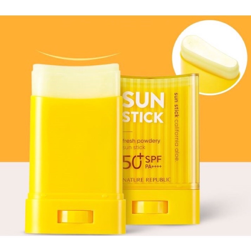 Jual Nature Republic California Aloe Fresh Powdery Sun Stick SPF50+ PA ...