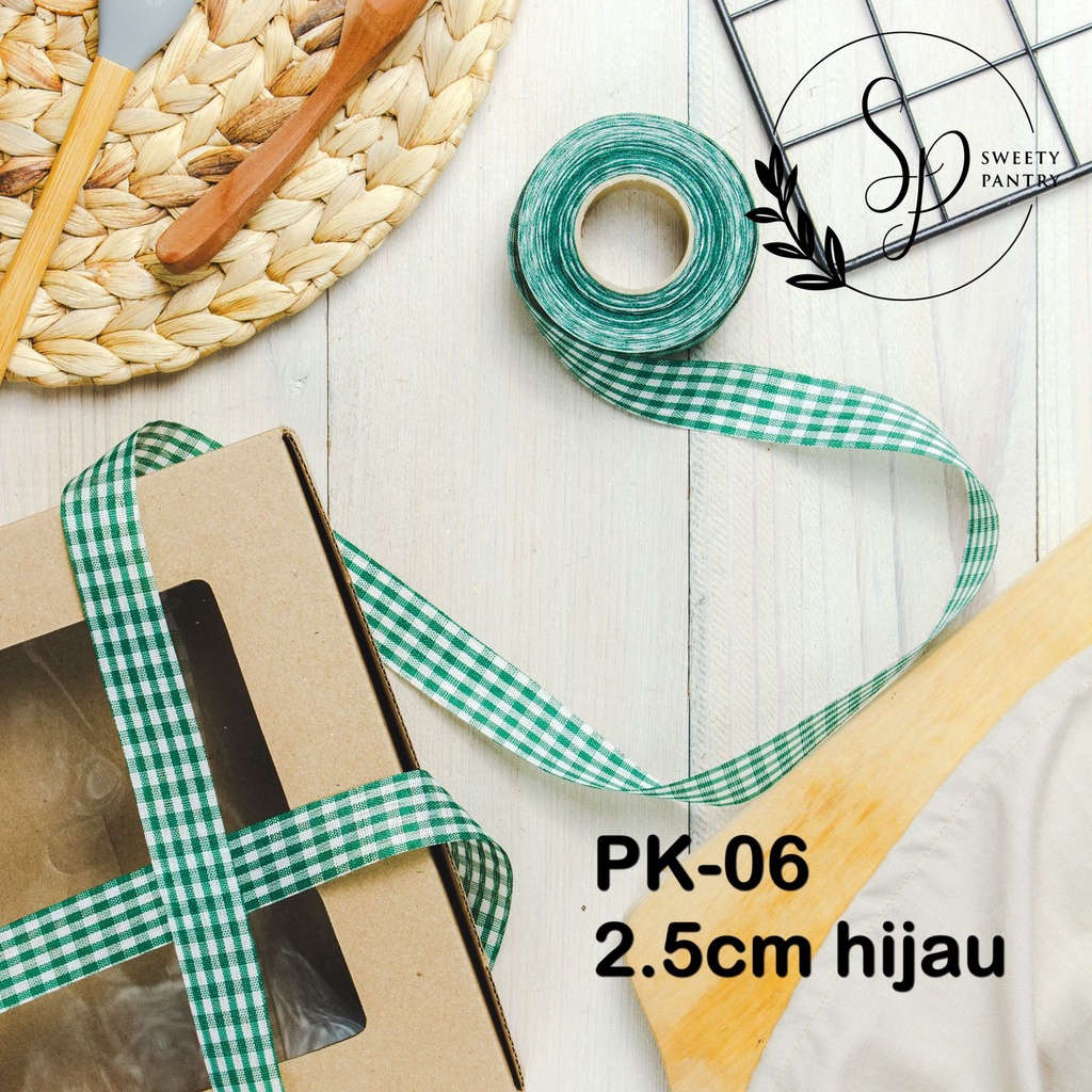 Jual Pita kotak hias christmas ribbon diy packaging Pita hias Natal ...