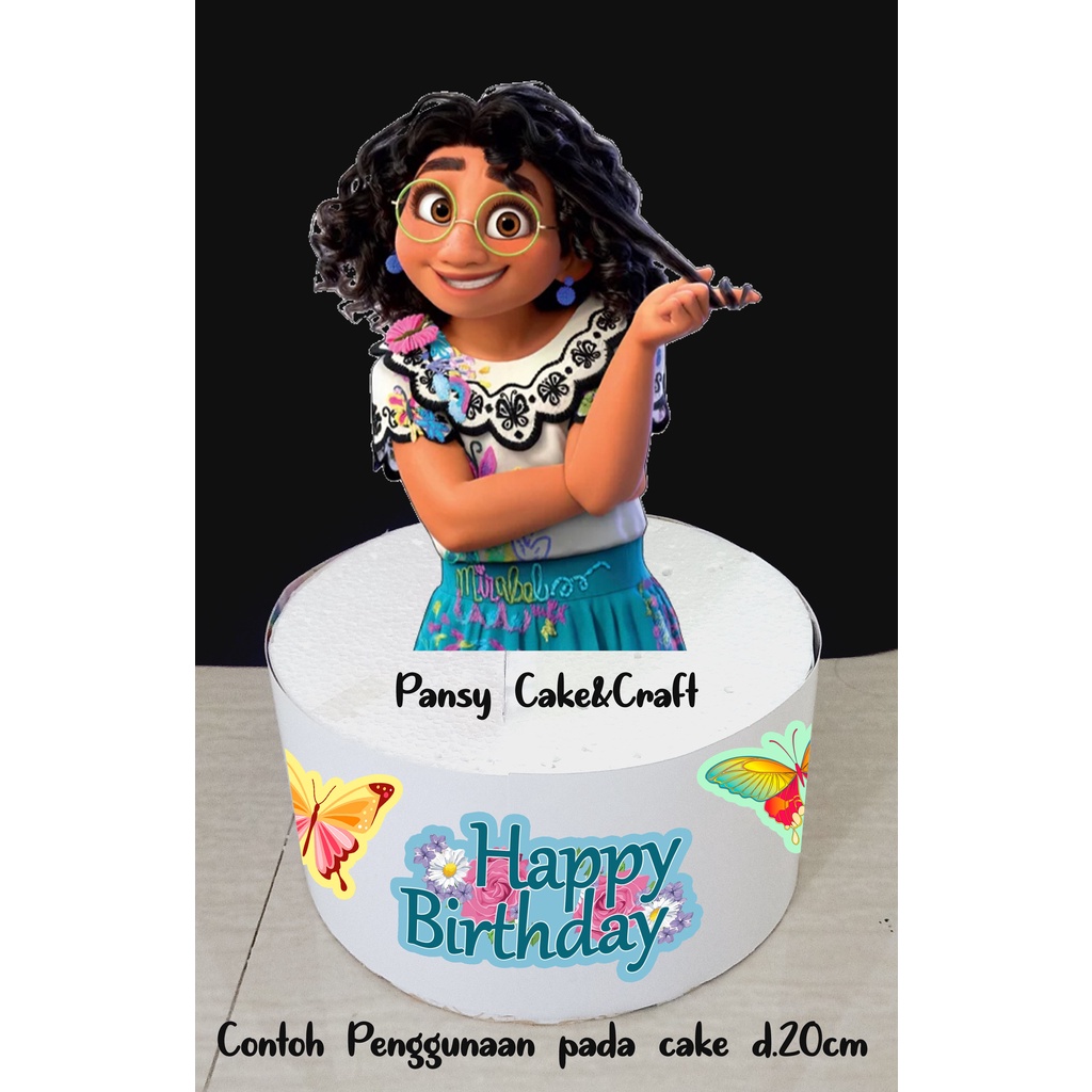 Jual Center Piece / Cake Topper Encanto Mirabelle + list border samping ...