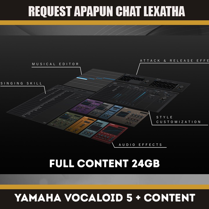 Jual YAMAHA Vocaloid 5 + CONTENT 24 GB BONUS VST PLUGIN PACK | Shopee ...