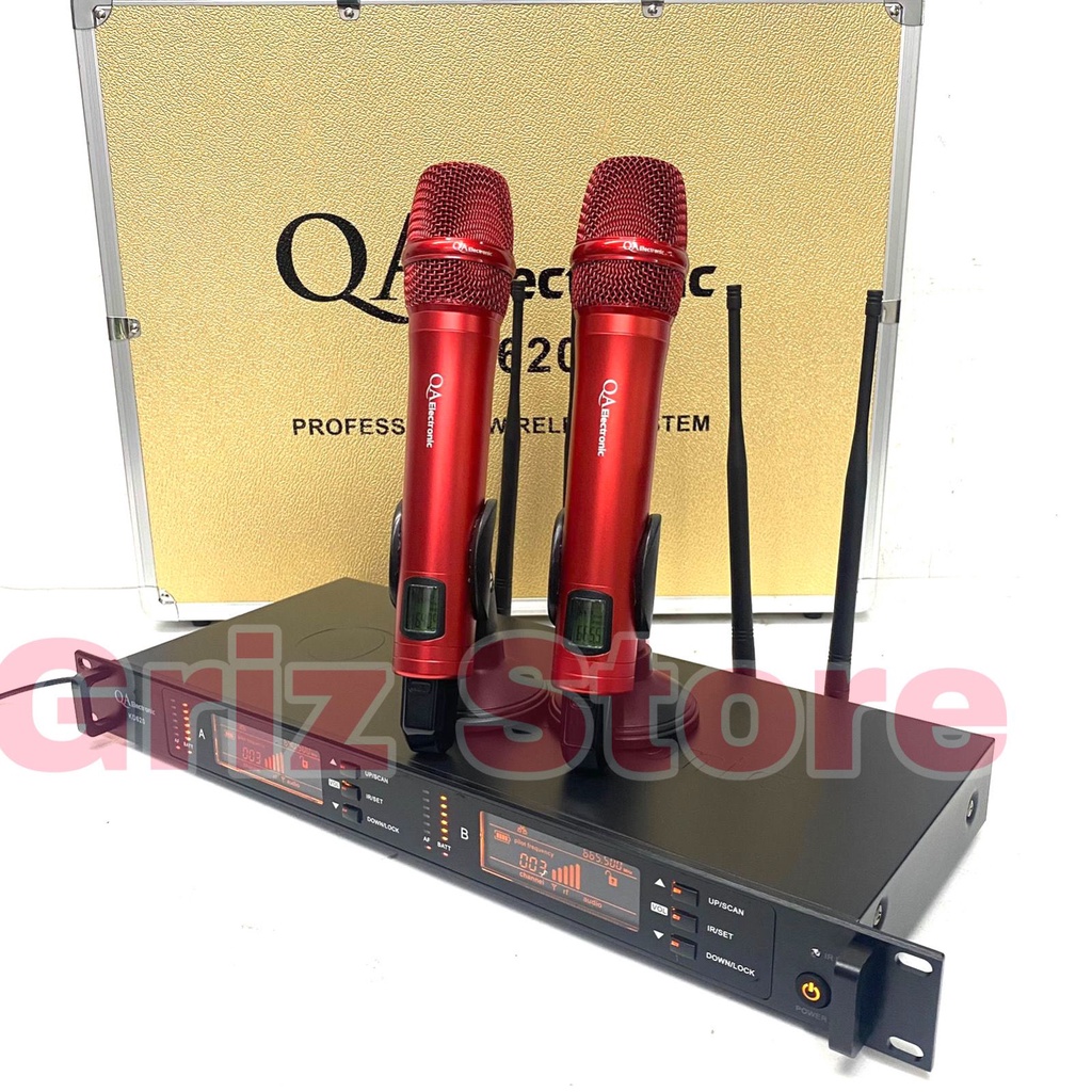 Jual Mic Wireless RDW QA Electronic KD 620 / KD620 (Hitam, Merah, Emas ...