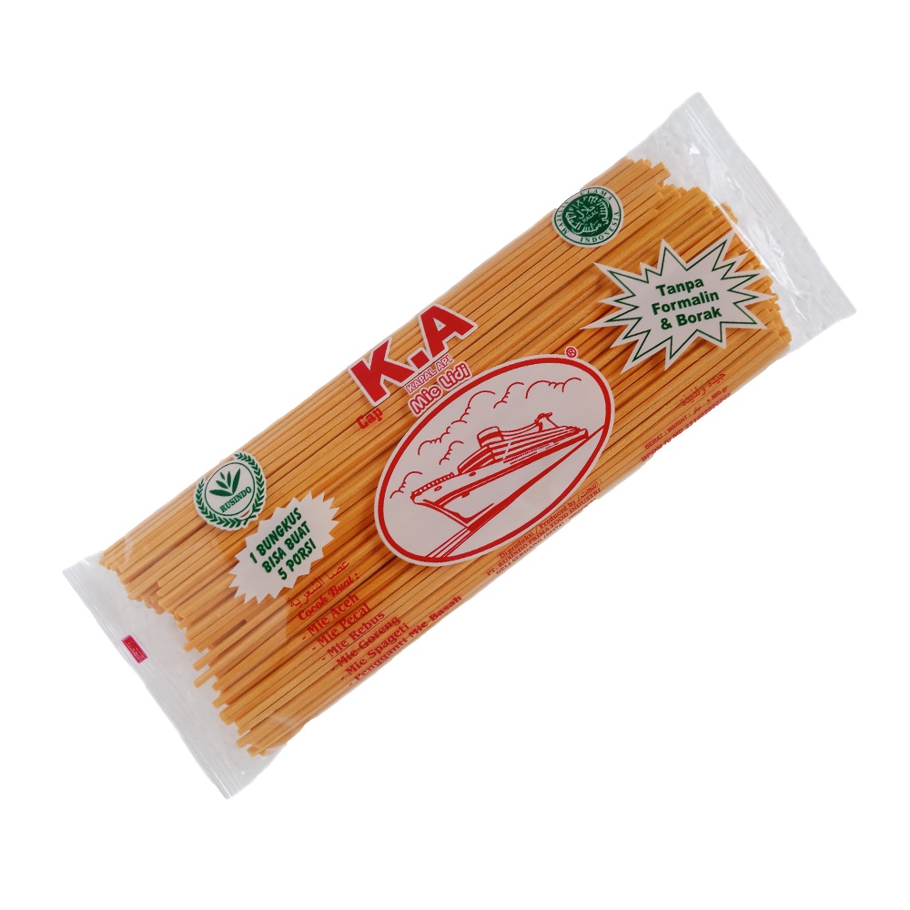 Jual Mie Lidi Mentah Khas Medan Cap K.A 500 Gram Mi Gomak Khas Medan ...
