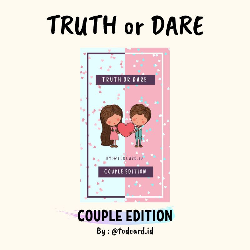 Jual Kartu TOD / Kartu Truth or Dare series Couple Edition ...