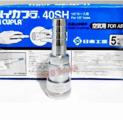 Jual Quick Coupler Nitto Kohki 40SH / Kopler Angin Nitto SH40 Made In Japan | Shopee Indonesia