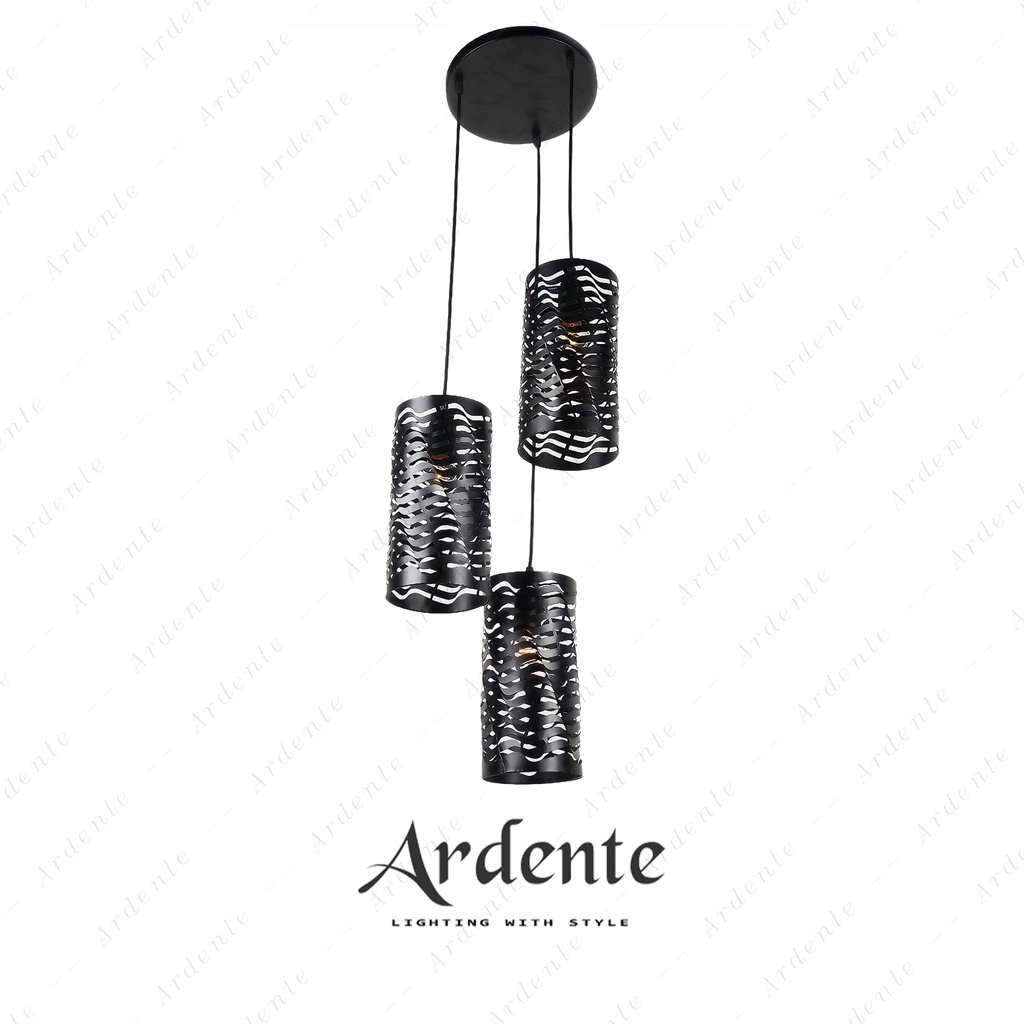 Jual Ardente 1-0726 Lampu Gantung Void Hitam Tinggi 109 cm | Shopee ...