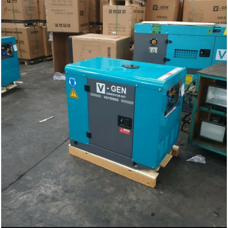 Jual Genset silent V GEN 15kva 3phase | Shopee Indonesia