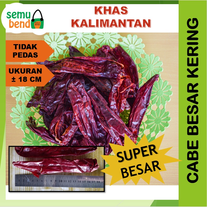 Jual Cabe Merah Besar Kering Super Lombok Habang Cabai Kalimantan Tidak ...