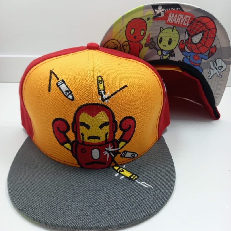 Jual Topi Snapback Iron Man Marvel Tokidoki Cartoon Kartun Premium ...