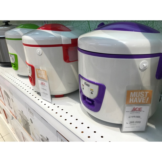 Jual Rice cooker Kris pink hijau ungu ace hardware | Shopee Indonesia