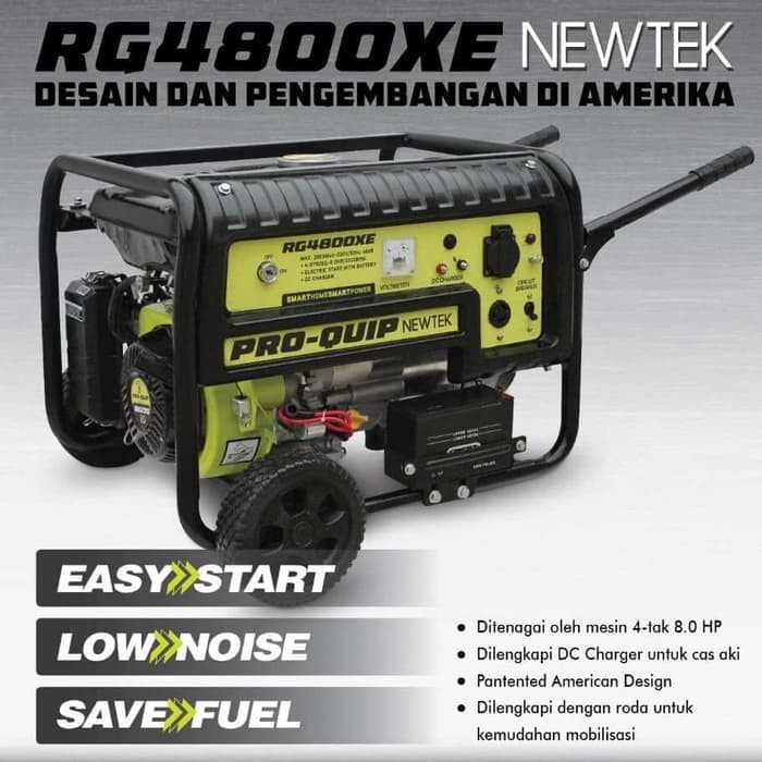 Jual Mesin Generator Genset Bensin RG4800XE RG 4800 XE Max 3000 watt ...