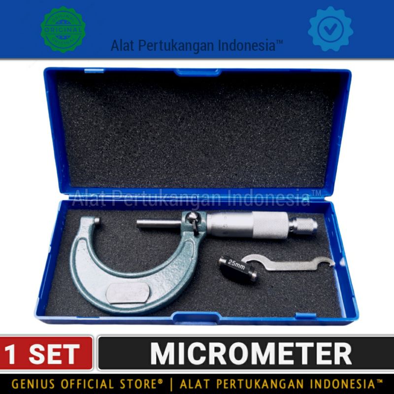 Jual OUTSIDE MANUAL MICROMETER 25-50 MM MIKROMETER DIAMETER LUAR - ALAT ...