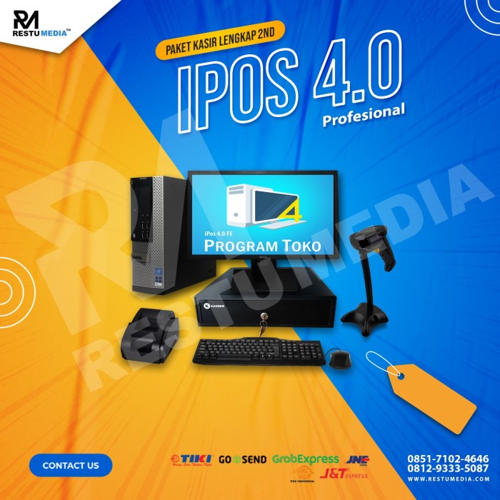 Jual Paket Komputer Kasir Full Set | Progam Kasir | iPos 4 Pro | Shopee Indonesia