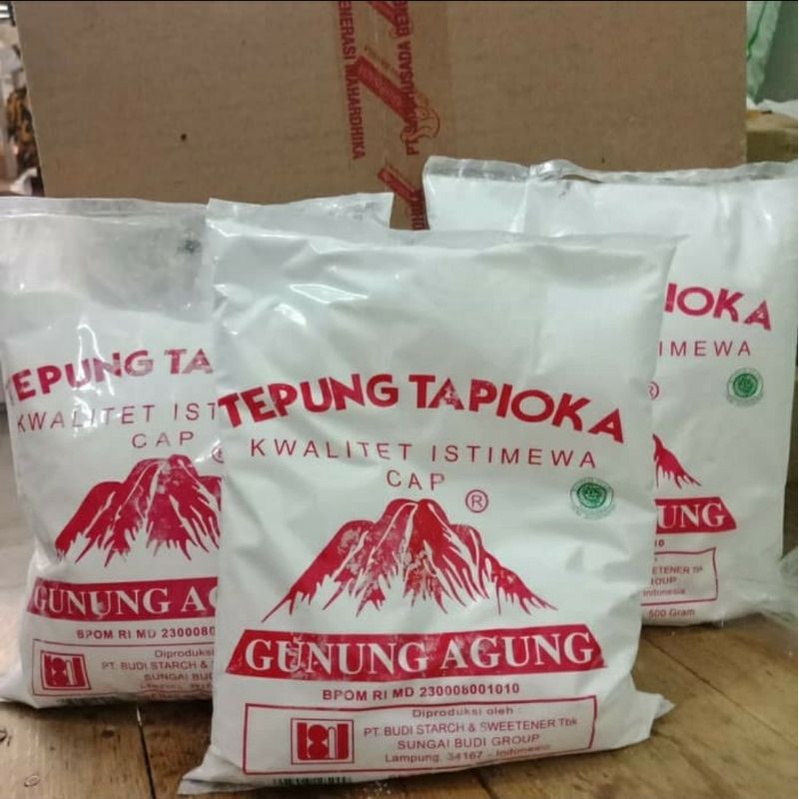 Jual TEPUNG TAPIOKA GUNUNG AGUNG 1 DUS ISI 20 | Shopee Indonesia